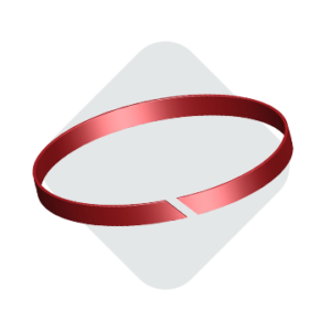 POM Wear Rings - Hydraulic Bearing Ring | Hallite